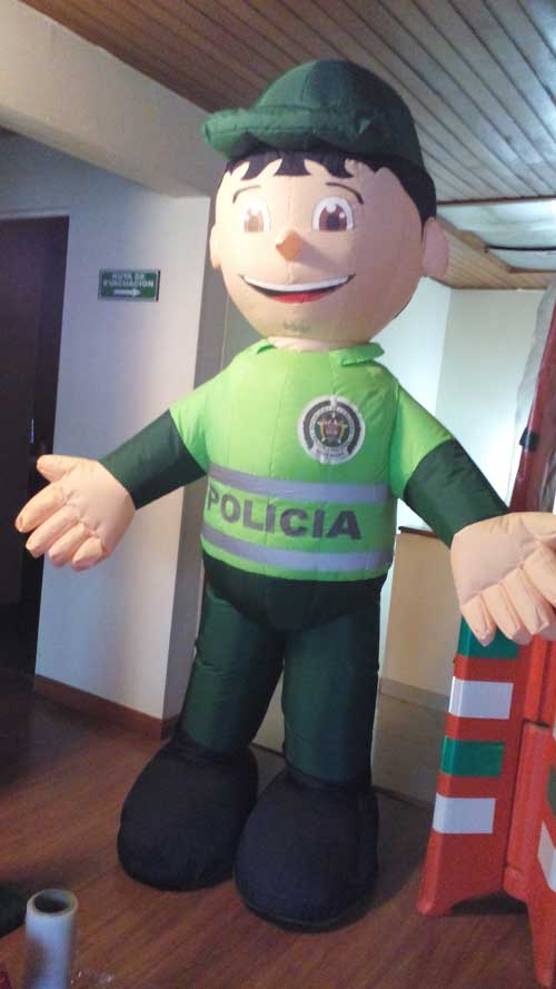 Inflable Policia | AB Señalización